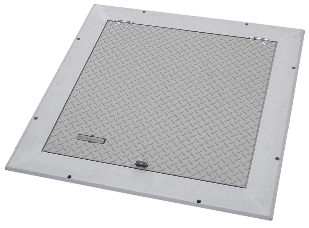 Angle Frame Pedestrian Loading Single Door Retrofit - USFFAB
