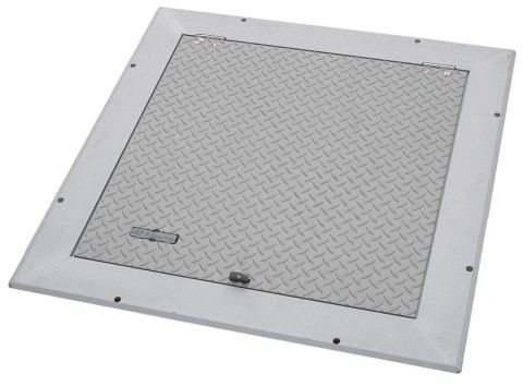 Angle Frame Pedestrian Loading Single Door Retrofit - USFFAB