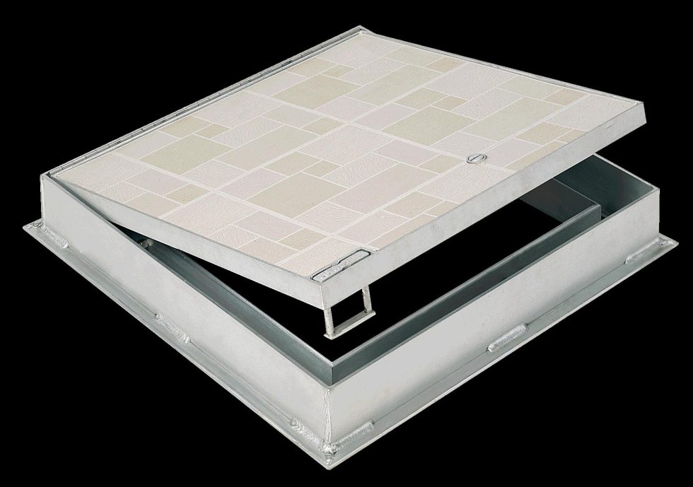 Recessed Trough Frame Pedestrian Loading Single Door - USFFAB